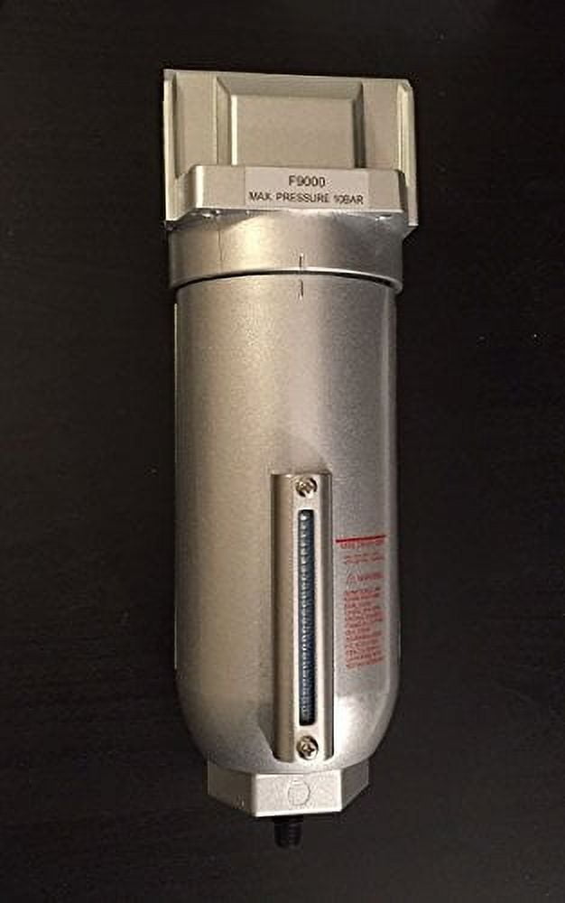 1" Inline Air Compressor Water Moisture Filter Trap Separator w/Manual ...