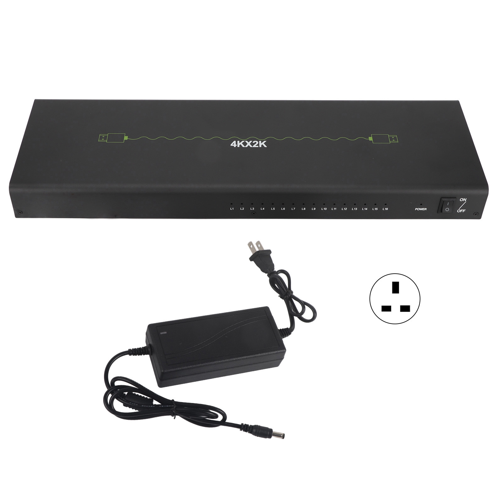 1 Input to 16 Outputs, Ultra-Stable & Practical for Computers, Supports ...