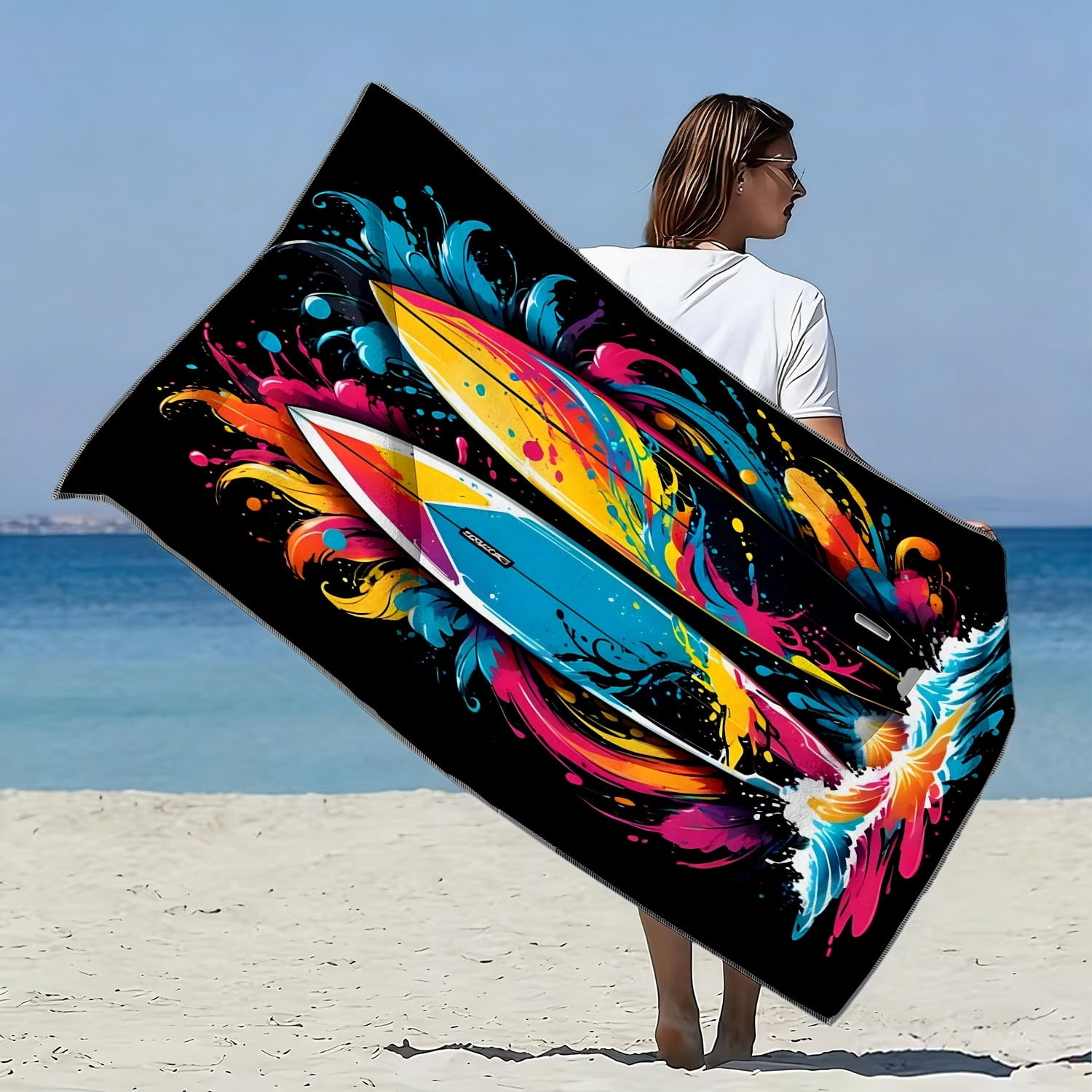 1. It is still a soft towel with waves and waves, and it is suitable ...