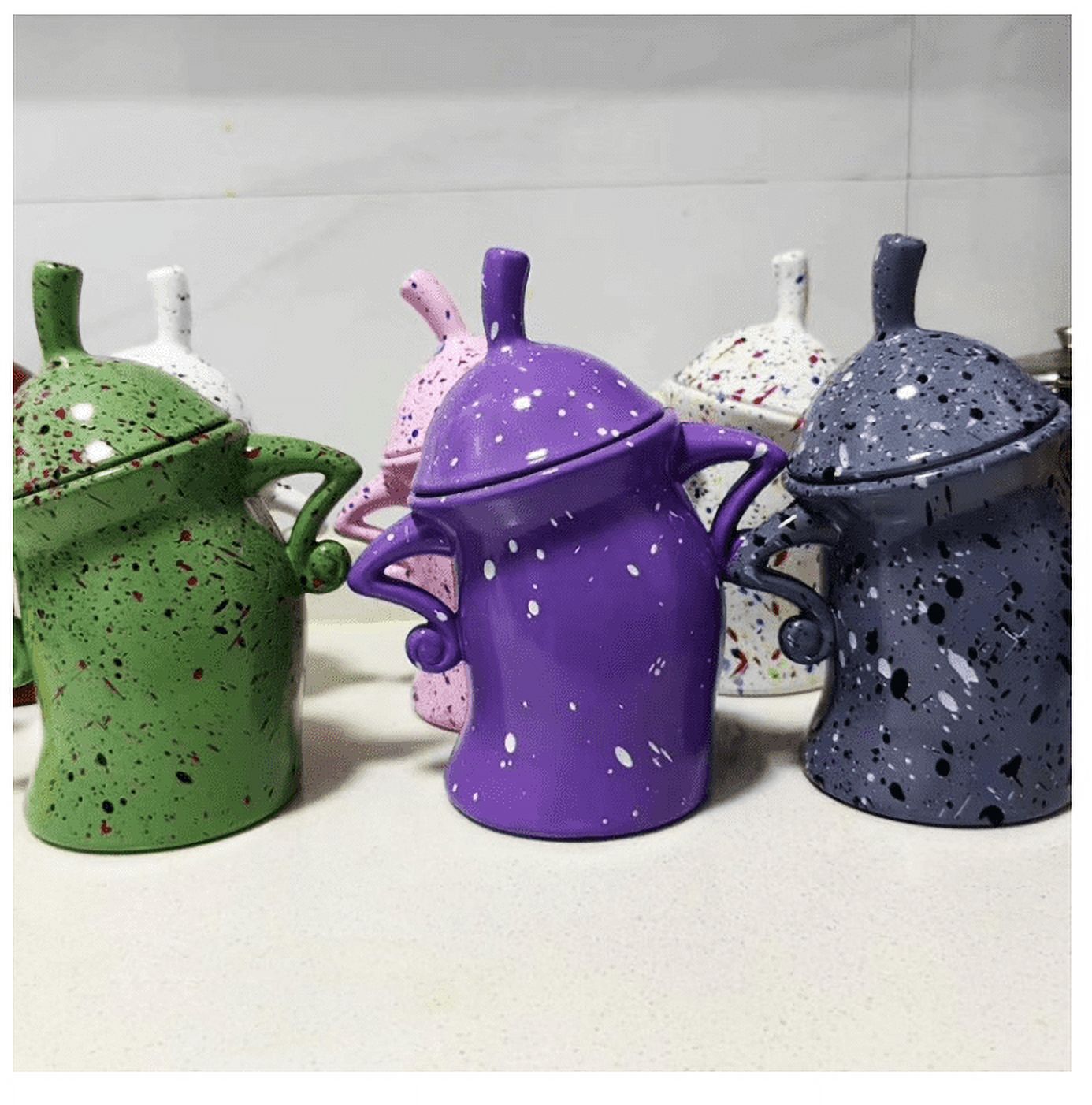 1 Jars with Attitude, Funky Teapots with Good Seals and Prints, Large ...