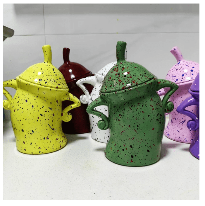 1 Jars with Attitude, Funky Teapots with Good Seals and Prints, Large ...