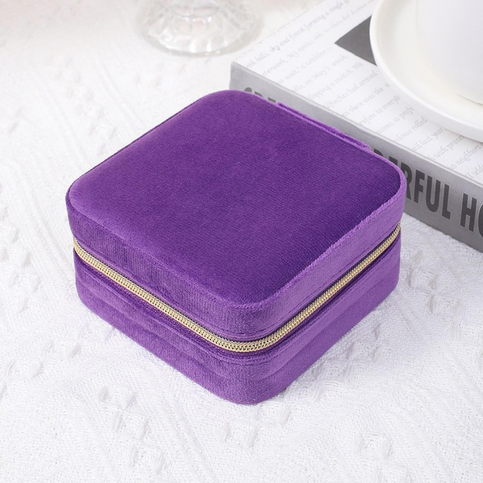1*Jewelry Box Clearance! Mini Jewelry Travel Case Pu Leather Travel ...