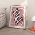 1 John 4:19 Playing Card Pink Scripture Wall Art Unframed Paper Print ...