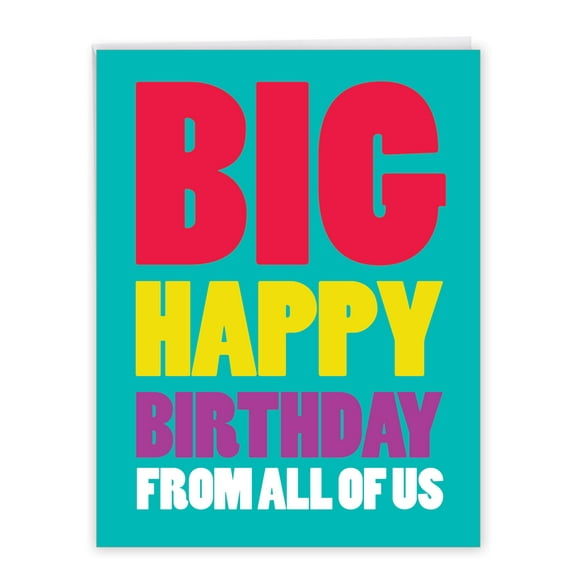 Jumbo Greeting Cards Giant Birthday Card
