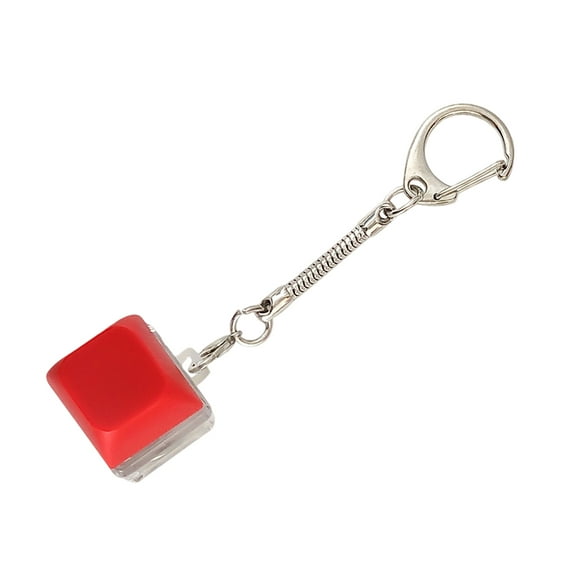 1-Key LED Mechanical Keycap Tester Keychain with Multicolor Lighting ...