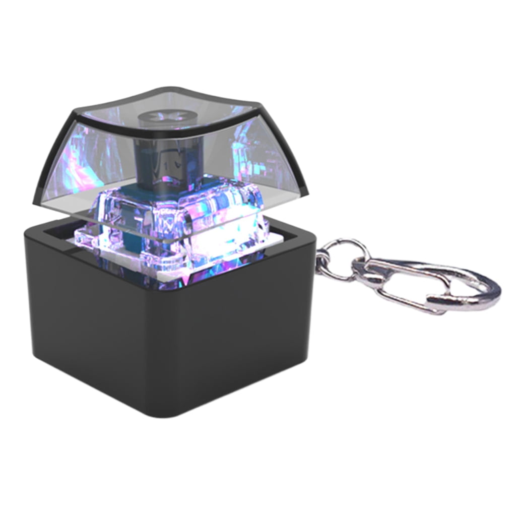 1-Key Mechanical Keyboard Clicks Toy Keycap Tester With Multicolor LED ...