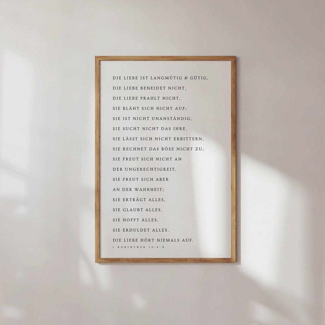 1 Korinther 13:4-8 Die Liebe Ist Langmutig And Gutig Christliche ...