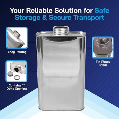 | 1 L F-Style Metal Can | F-Style Reusable Metal Can | Tin Plated Steel ...