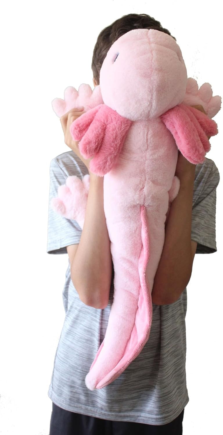1 LARGE 26" Realistic Axolotl Plush Stuffed Animals- Adorable Walking ...