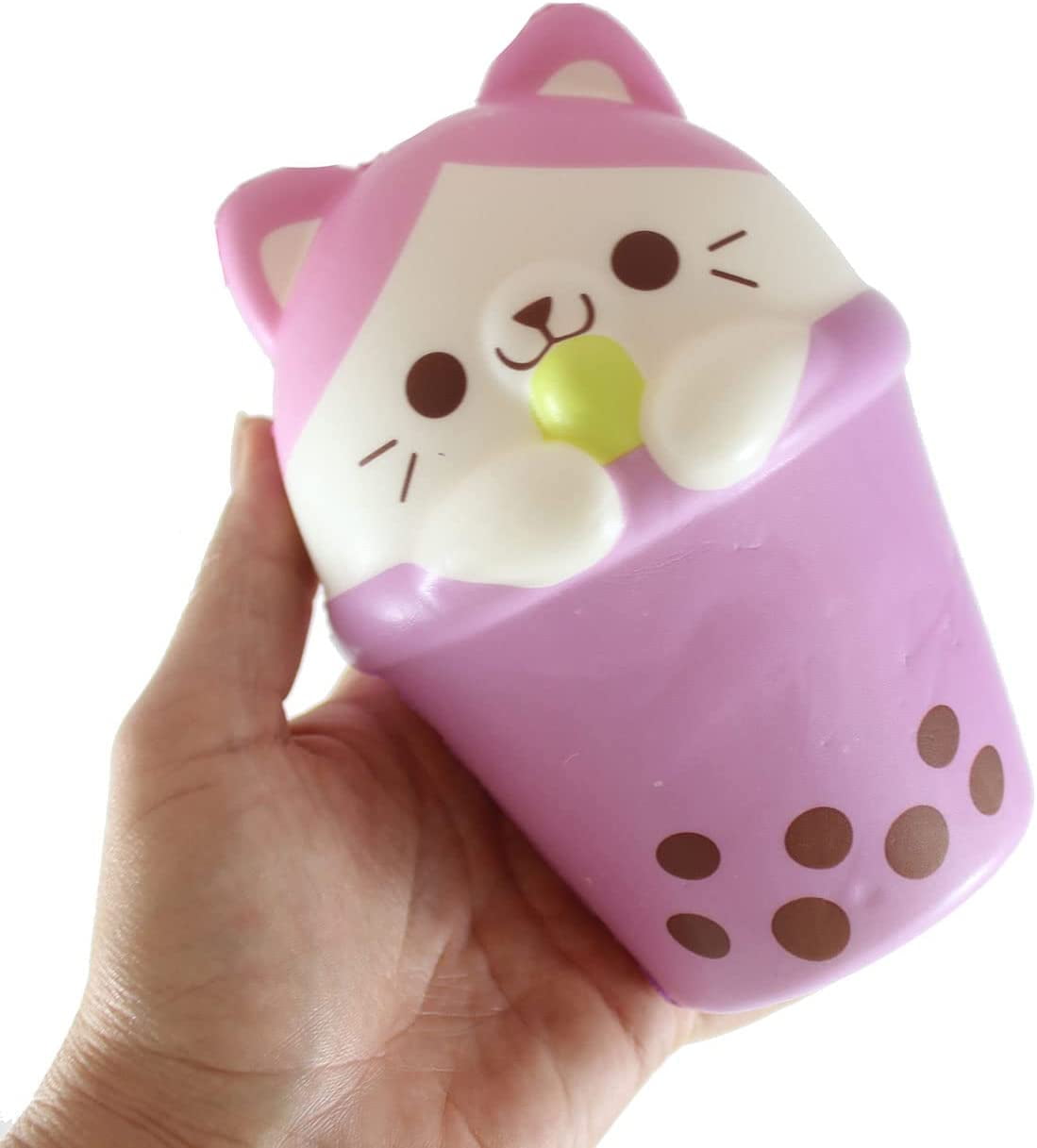 1 Large CAT 6" Animal Drinking Bubble Drink Cute Micro Slow Rise ...