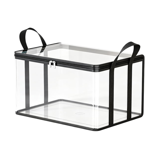 1 Large Heavy-Duty Thick Plastic Clear Storage Bag for Clothes, Moving ...