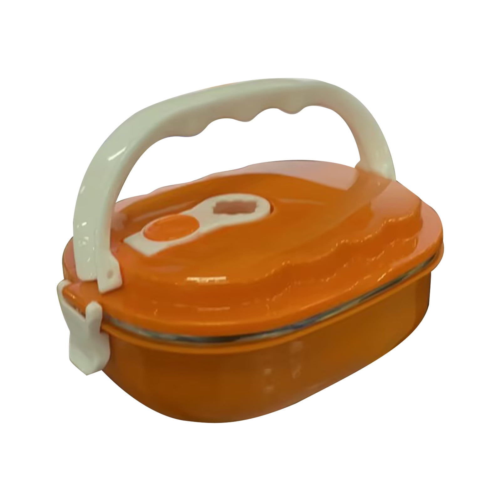 1-Layer Stainless Steel Lunch Box 900ml Leak-Proof Rectangular Food ...