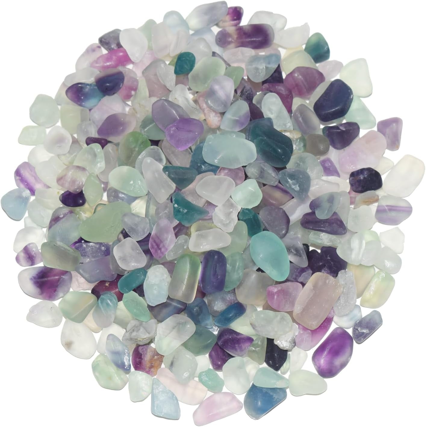1 Lb/460g Pebbles for Indoor Plants, Bamboo, Sea Glass for Crafts, 0.2 ...