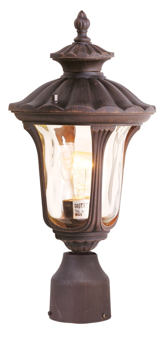 1 Light Imperial Bronze Outdoor Post Lantern Pendant Lighting Fixture ...