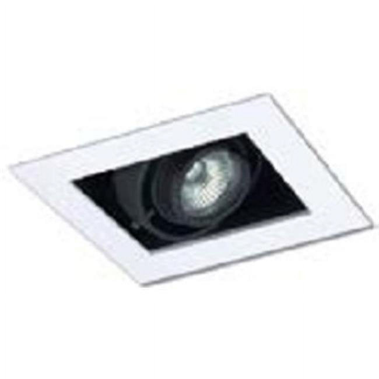 1-Light Line Modulinear Directional Recessed Lighting Fixture, Whit ...