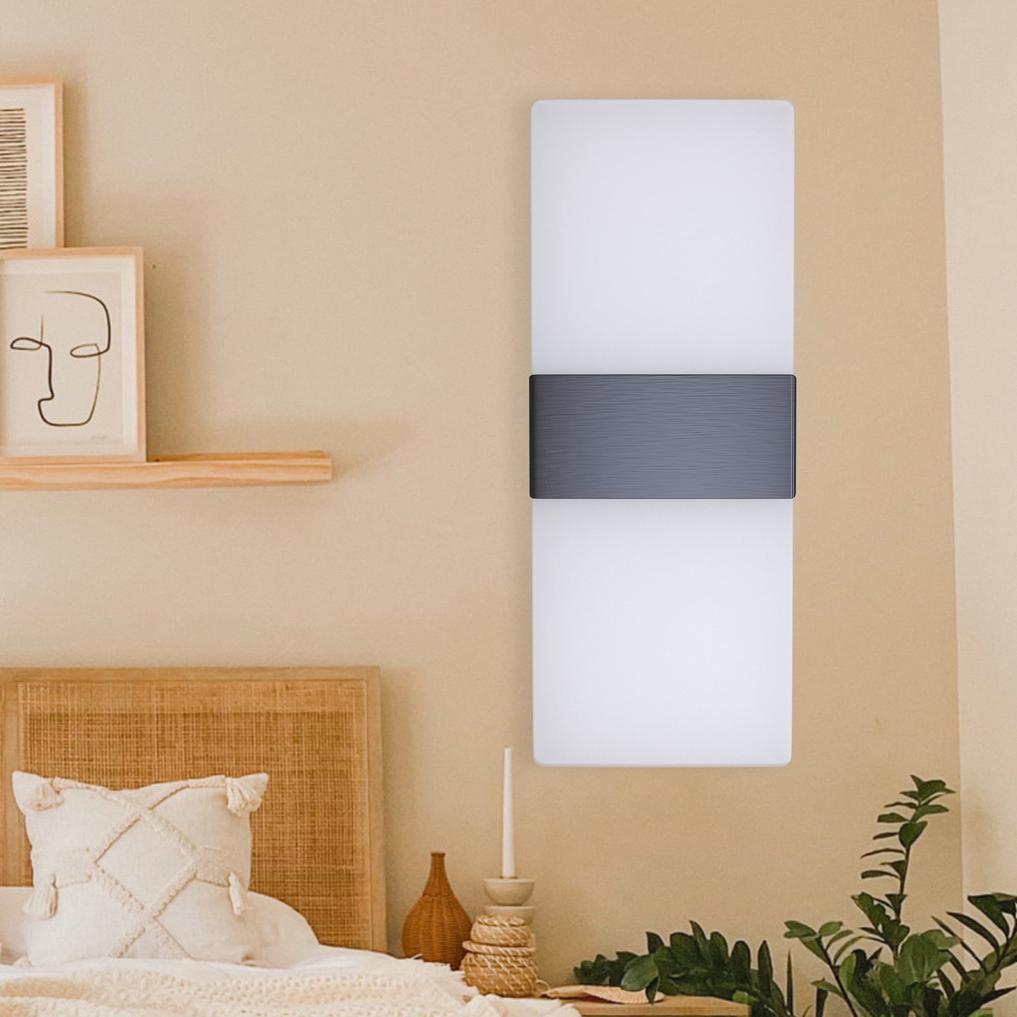 1-Light Modern Accessible Luxury Style Integrated LED Pendant Light ...
