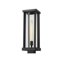 3 Light Outdoor Post Mount Lantern In Urban Style 11 Inches Wide By 22. ...