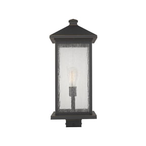 1 Light Outdoor Post Mount Lantern In Seaside Style 14.25 Inches Wide ...