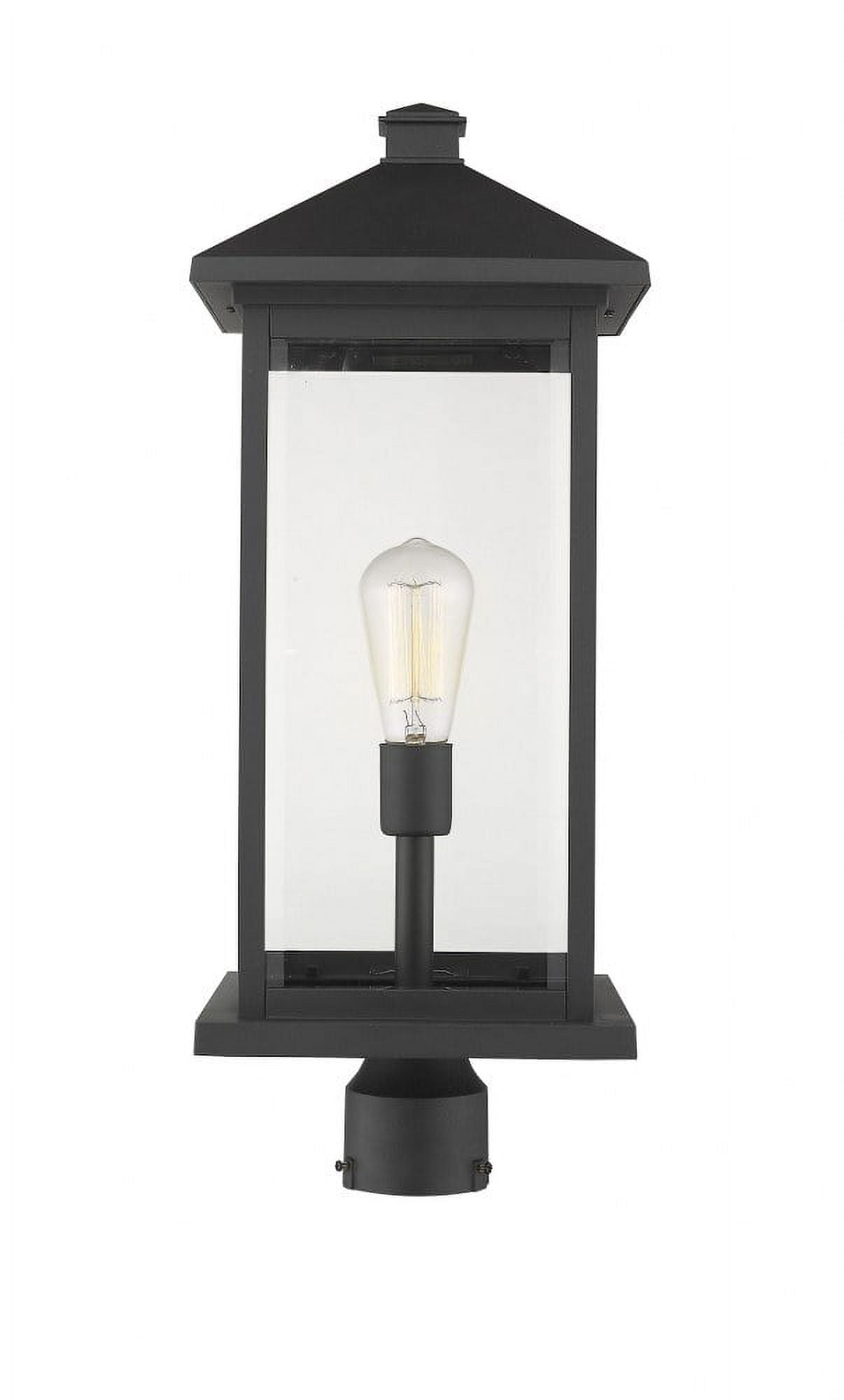 1 Light Outdoor Post Mount Lantern In Seaside Style 14.25 Inches Wide ...