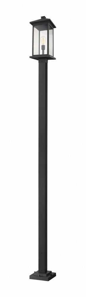 1 Light Outdoor Post Mount Lantern In Seaside Style 9.5 Inches Wide By ...