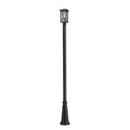 3 Light Outdoor Post Mount Lantern In Urban Style 11 Inches Wide By 116 ...