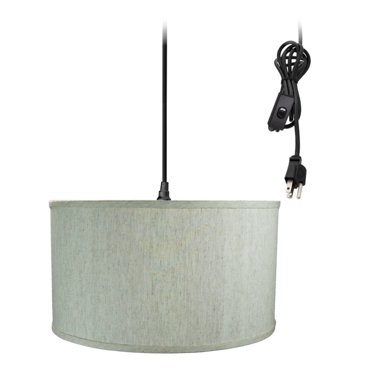 2 Light Swag Conversion Kit Plug-In Ceiling Light Cord, Black - Walmart.com