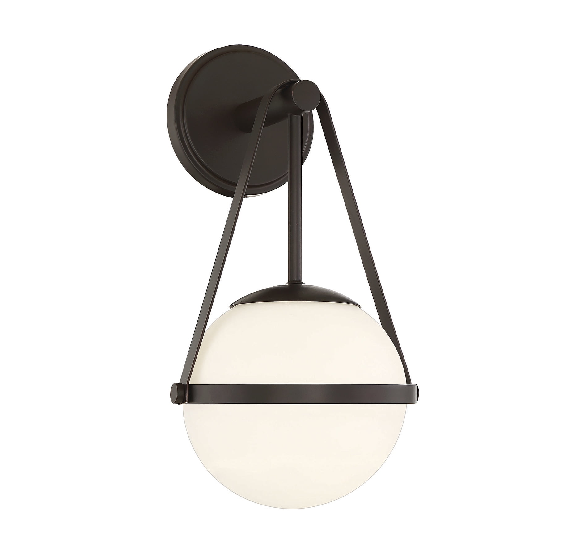 Polson 1-Light Wall Sconce in Matte Black - Walmart.com
