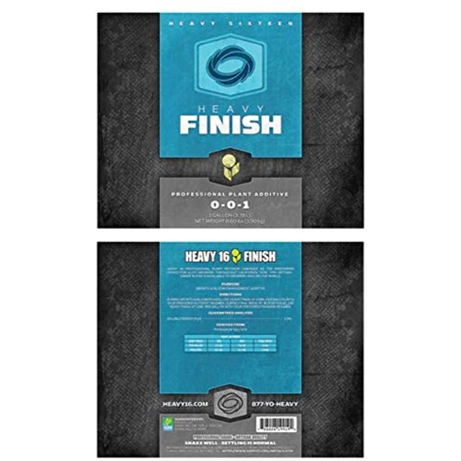 1 Liter - Heavy Finish - Grow and Bloom Enhancement Additive - Flushing ...