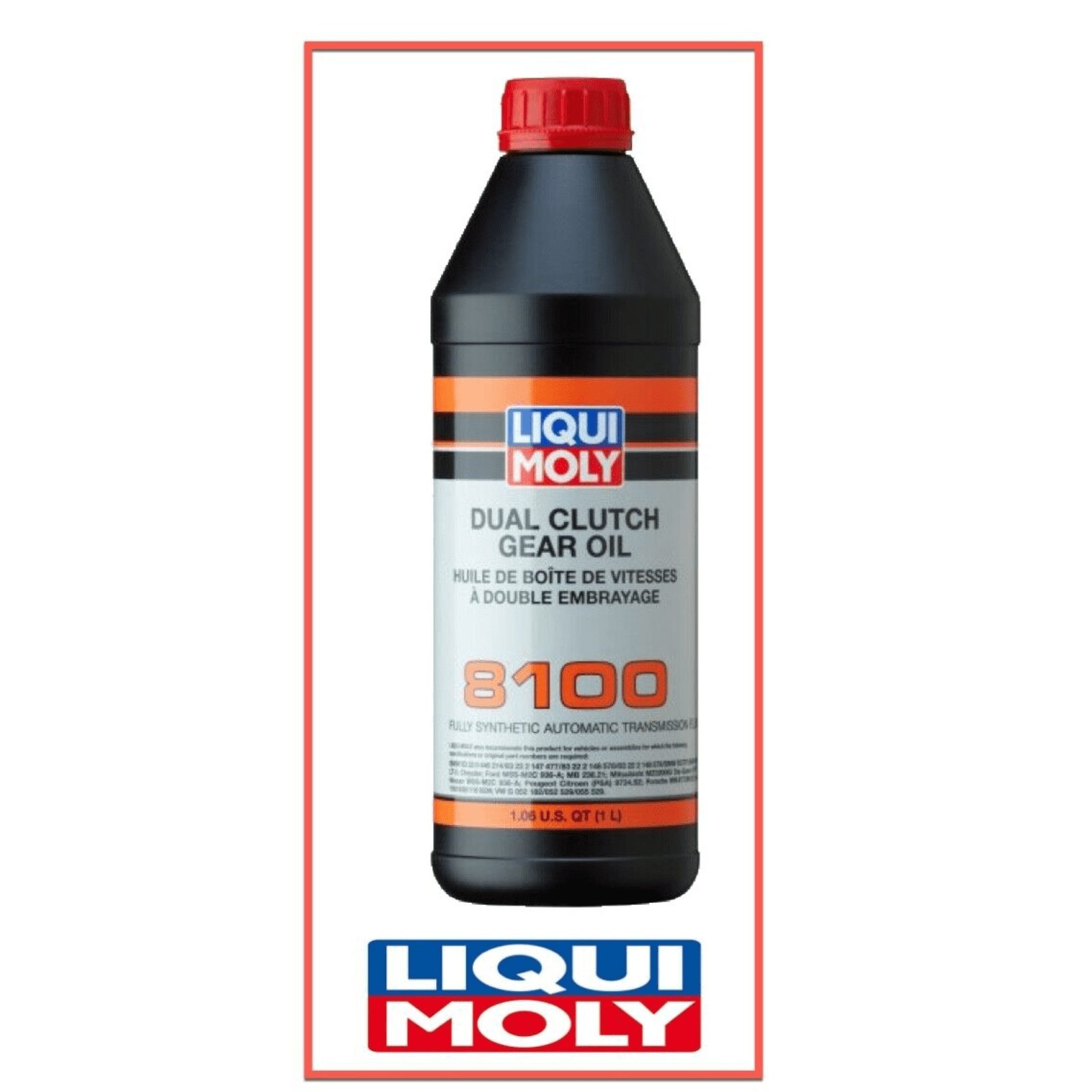 1 Liter/Qt LIQUI MOLY Dual Clutch Gear (DCT) Oil 8100 ATF Fully ...