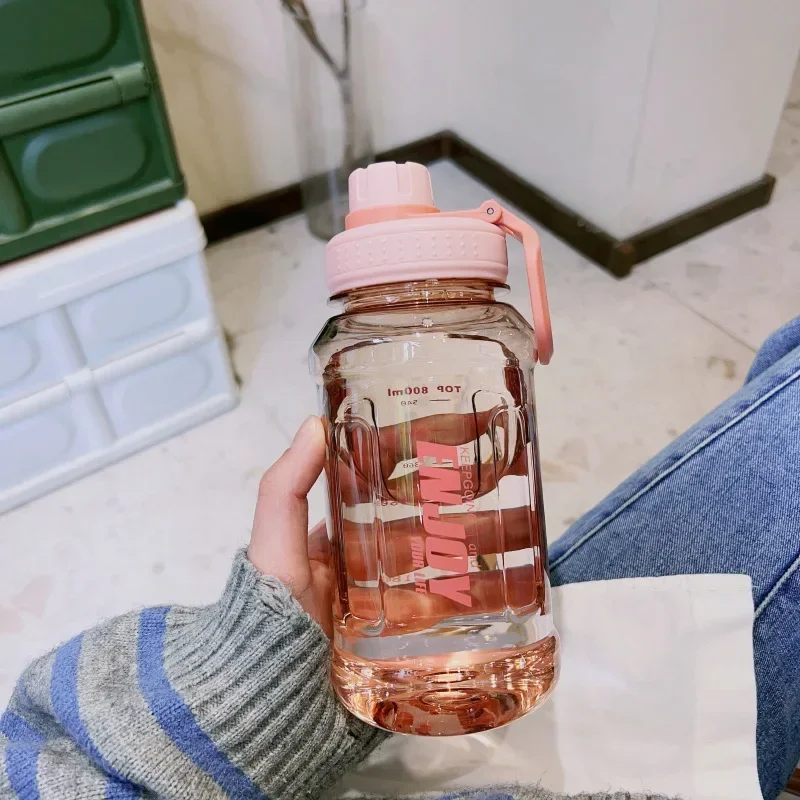 1 Liter Sport Bottle with Filter Big 600ml/800ml/1000ml Drinking Bottle ...