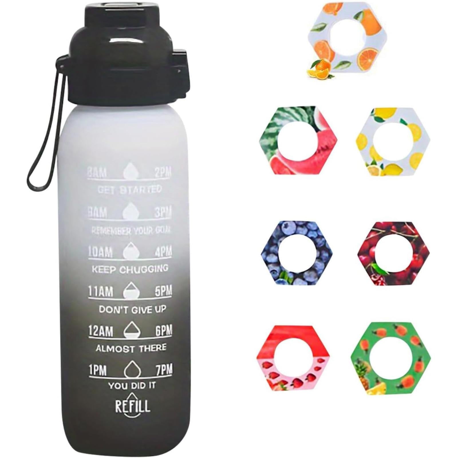 1 Litre Air Water Bottle With 7 Flavour Pods Sports Up Set Drinking ...
