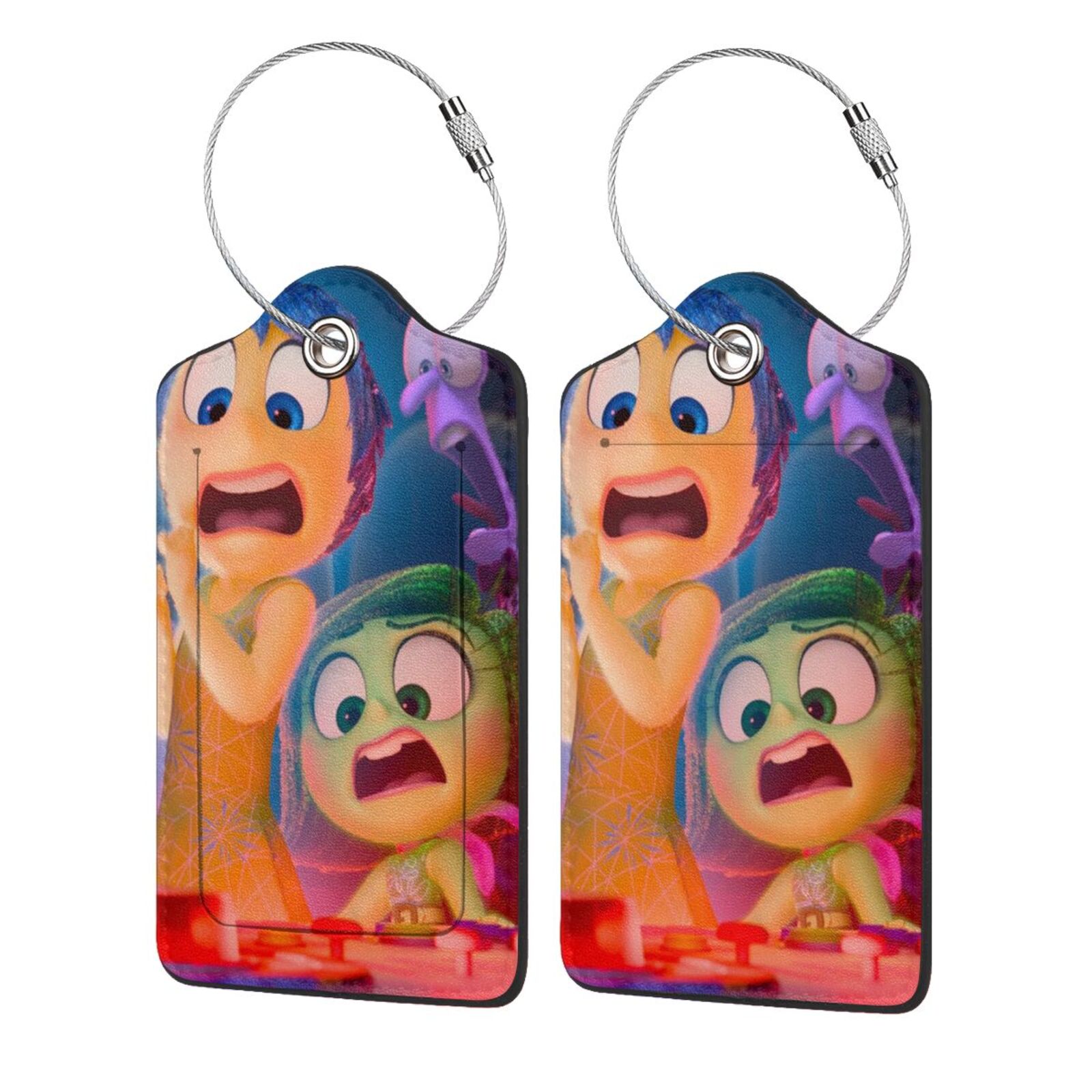 1 Luggage Tag, Inside Out 2 Suitcase Tags With Privacy Cover Name ...