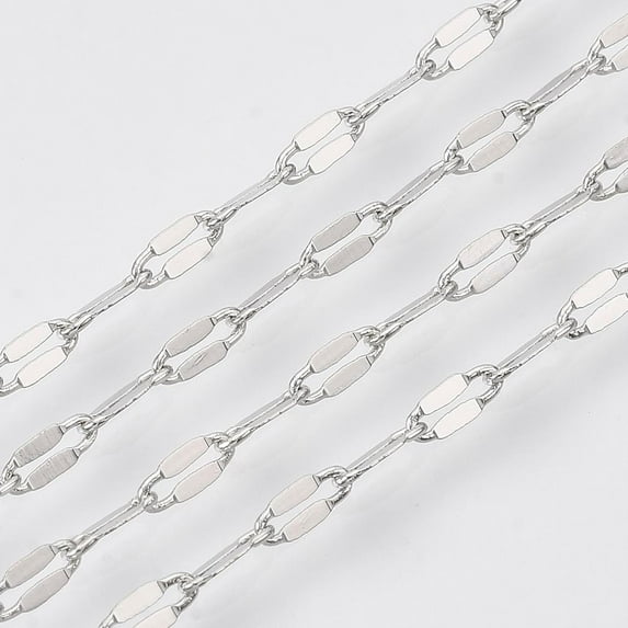 1 M Brass Dapped Chains Cable Chains Soldered Flat Oval Unfinished ...