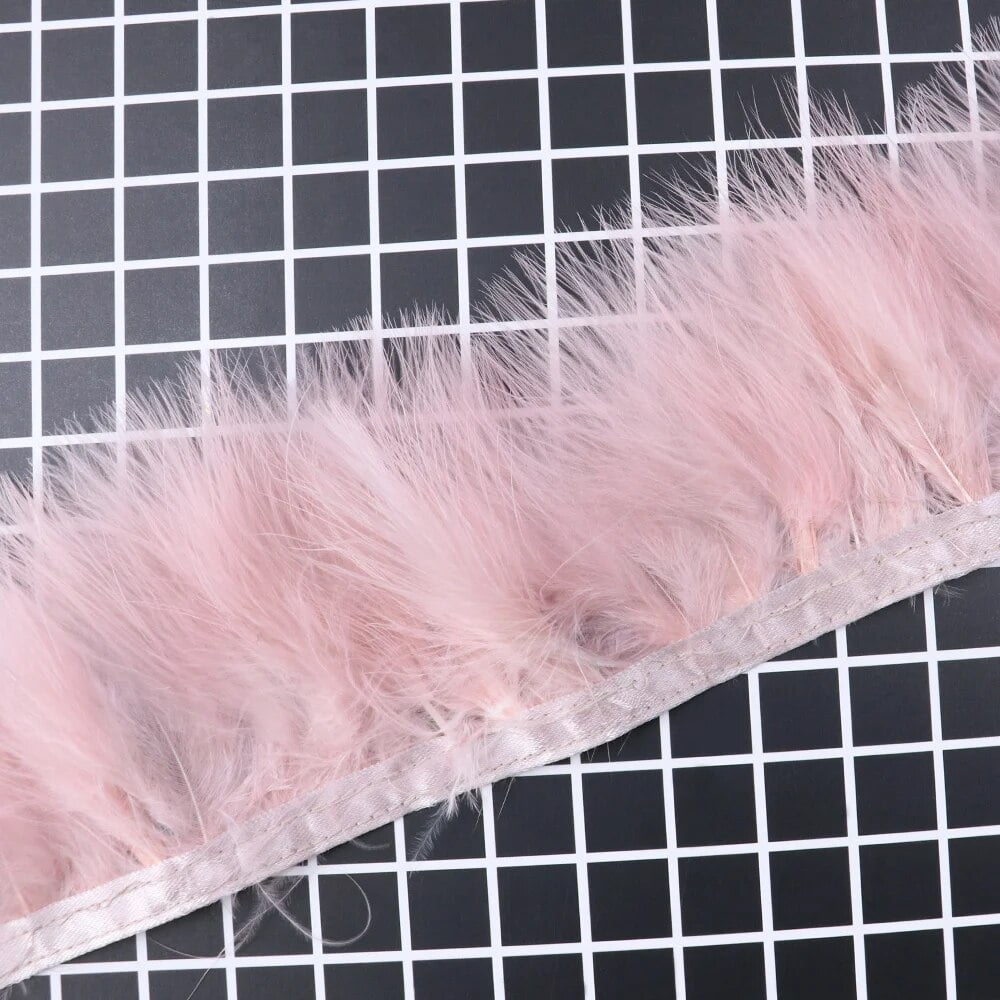 1 M Colorful Marabou Feathers Trim Fringe Wedding dress Sewing ...