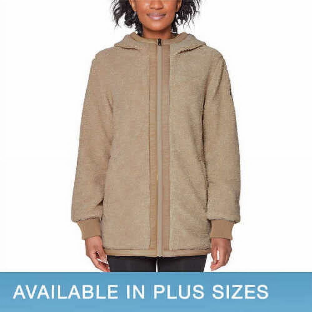 1 Madison Expedition Ladies' Fuzzy Jacket (XS, Latte/ Khaki) - Walmart.com