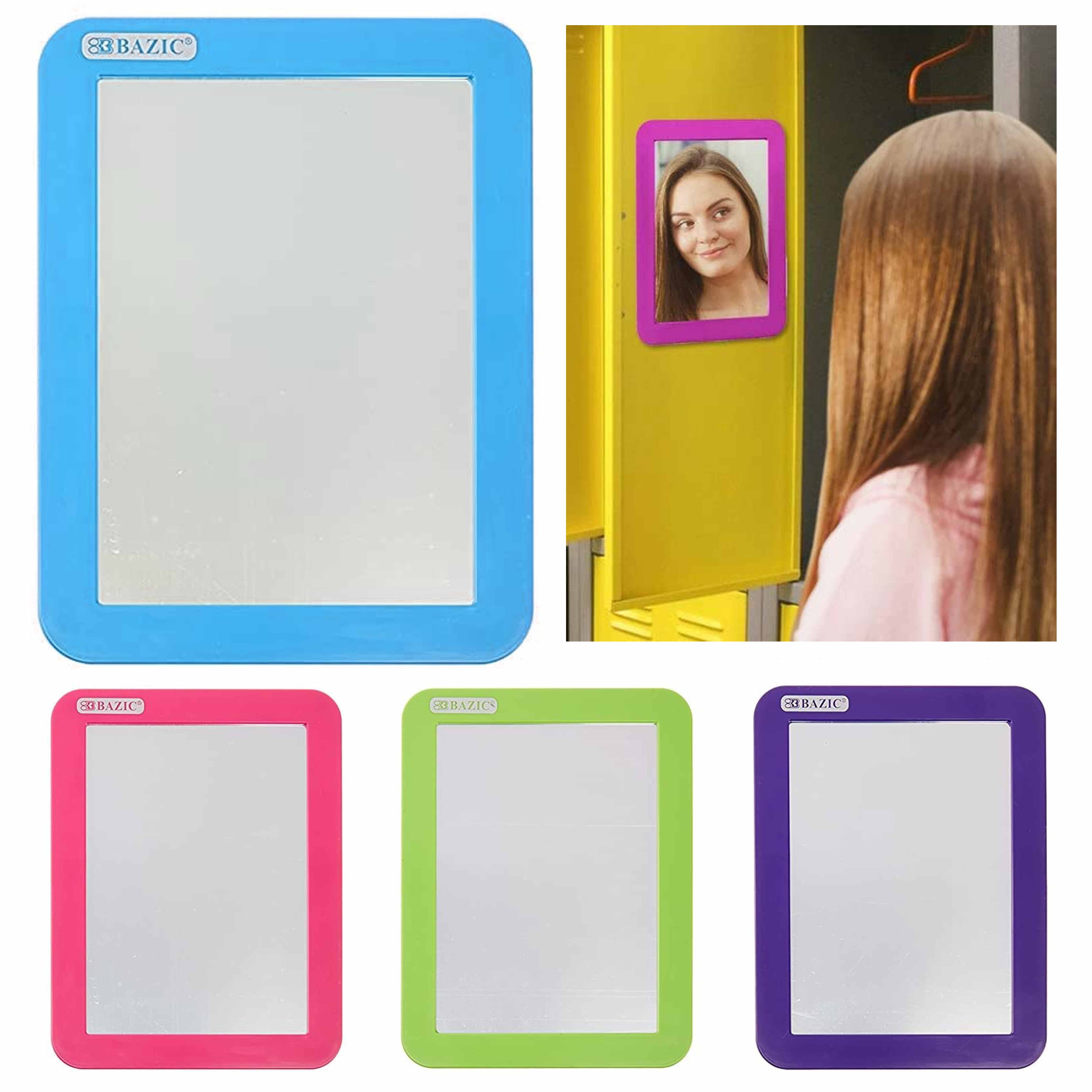 "BAZIC 1 Pc Magnetic Locker Mirror 5.5""x7"" for School, Workshop ...