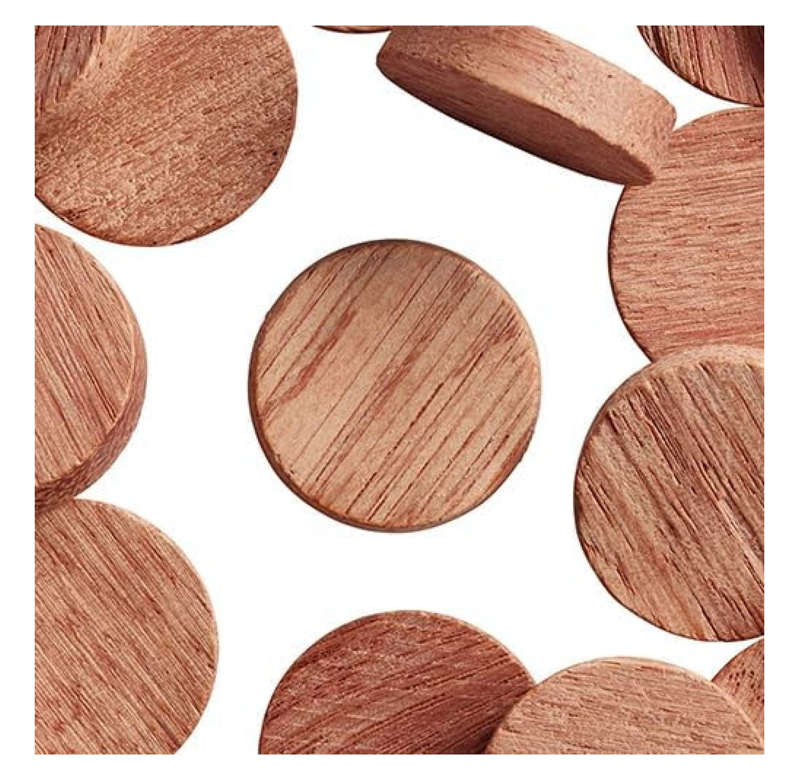1" Mahogany Wood Plugs, Face Grain, Woodworking Plugs, Can Be Sanded ...