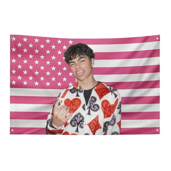 1 Malachi Barton Tapestries Pink American Flag Banner for Outdoor and ...