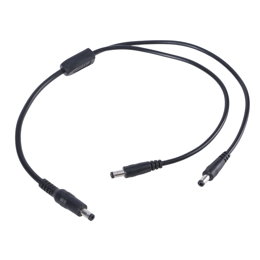 1 Male to 2 Male 5.5x2.1mm Port CCTV Power Splitter Cable 20AWG 8A for ...