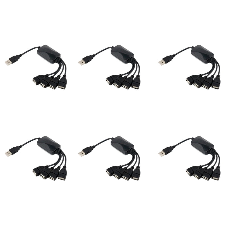 1 Male to 4 Female USB HUB Splitter Extend Cable USB 2.0 Extension ...