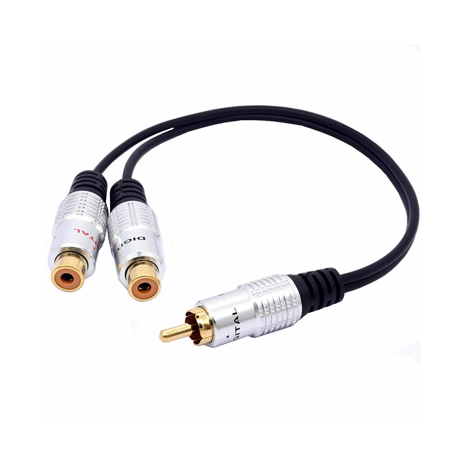 1 Male to Female Adapter Cord Stereo Y Splitter Cable Converter Wire ...