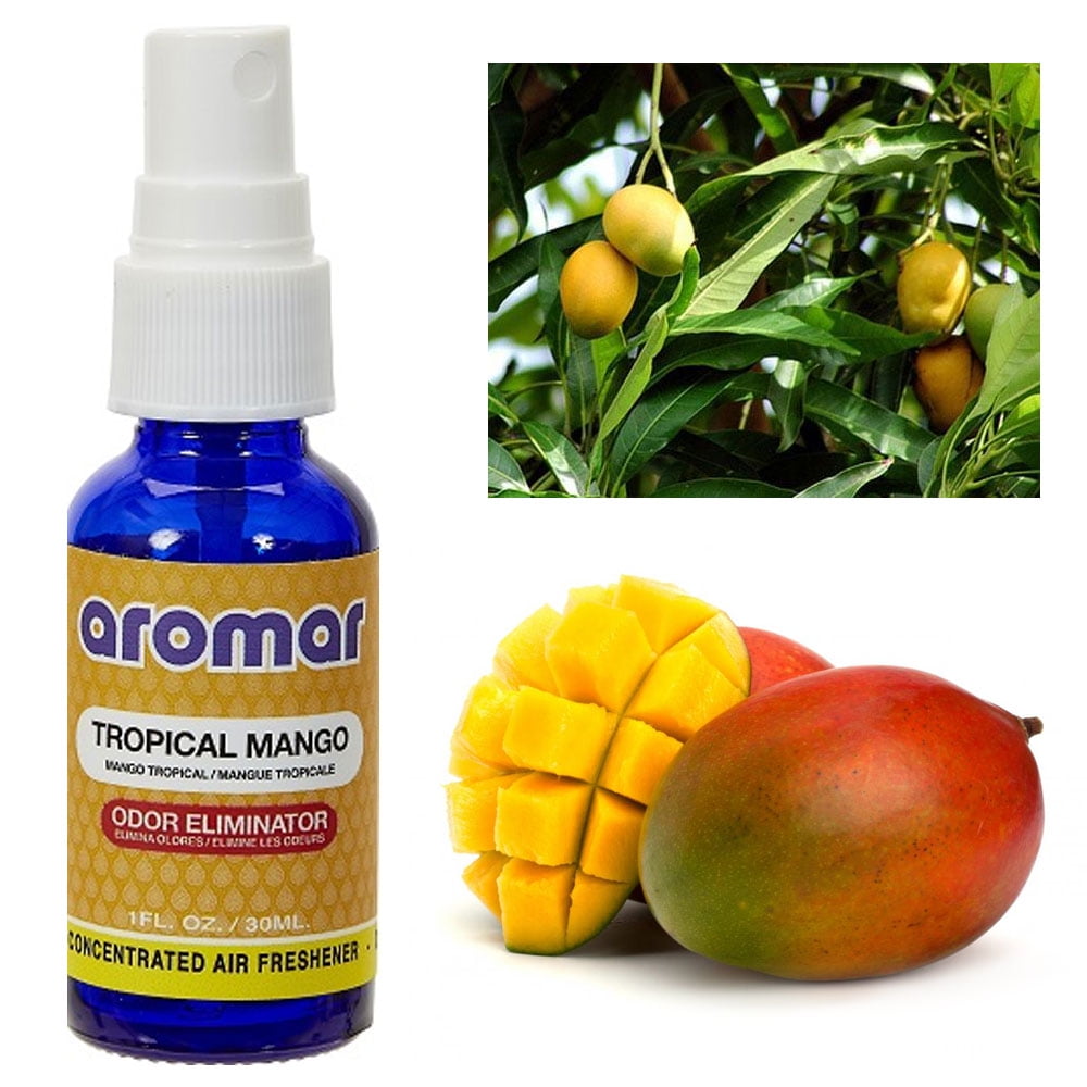 1 Mango Concentrated Air Freshener Spray Odor Eliminator Car Home Smoke ...