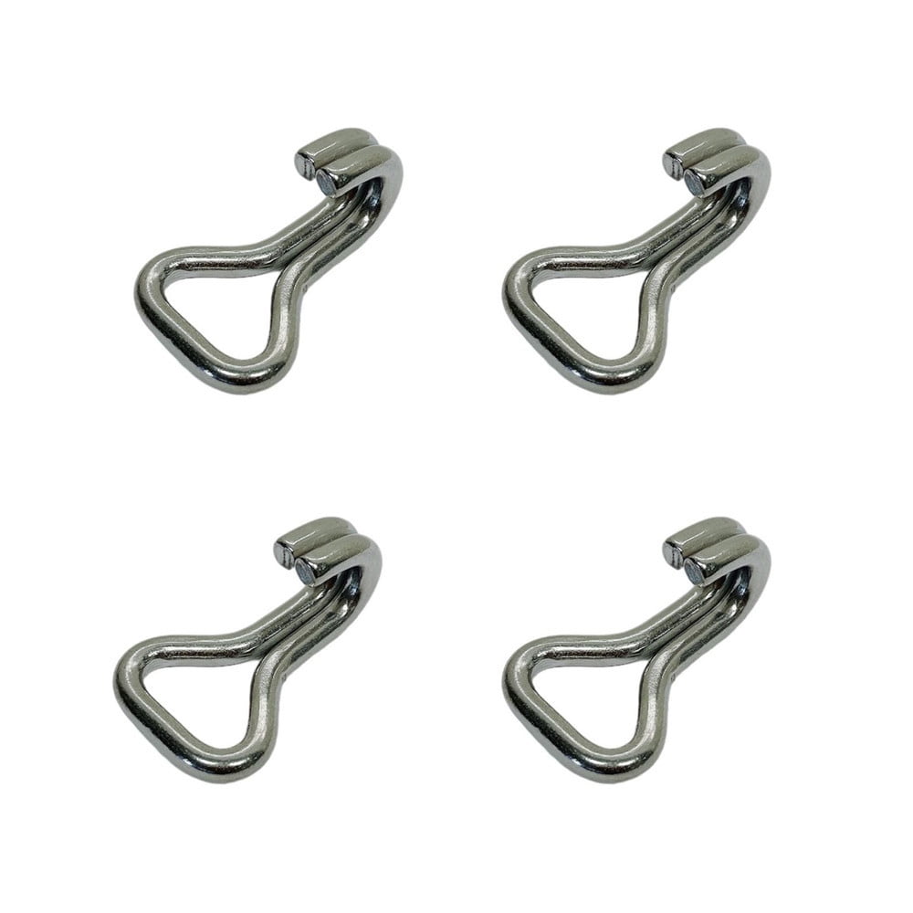 1" Marine Grade J Web Hook J Hook Rigging Stainless Steel 400 Lbs Load ...