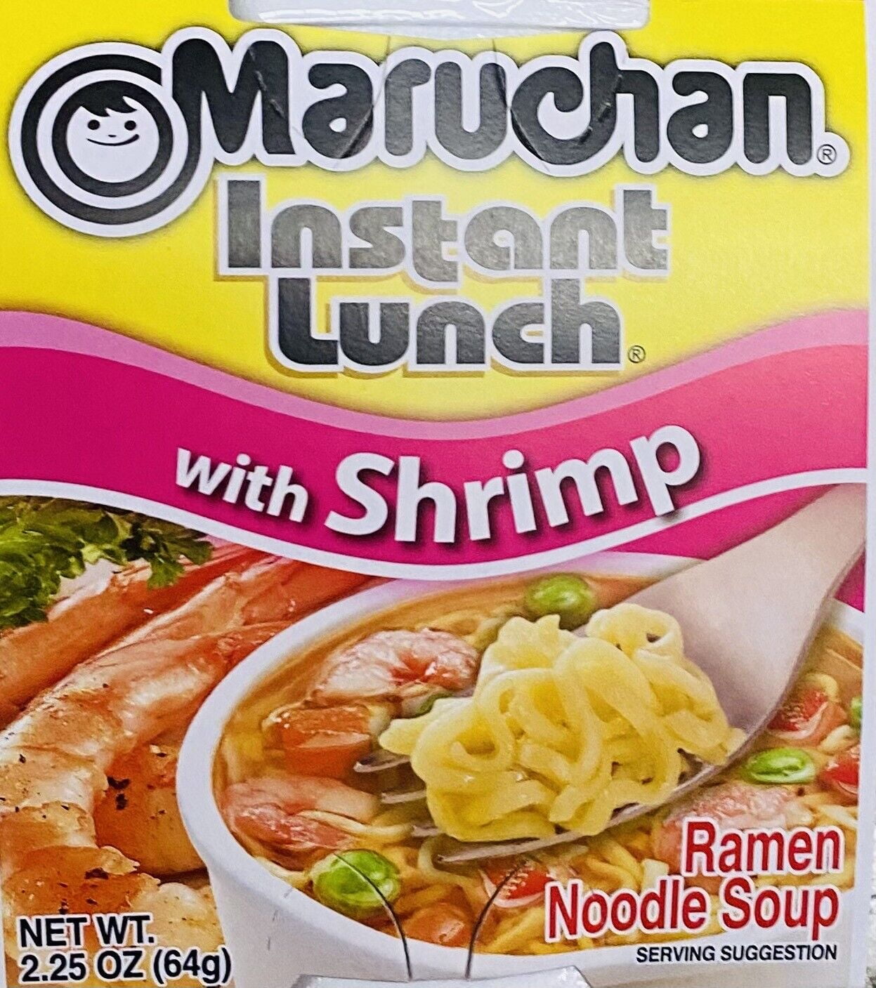 Maruchan Instant Lunch Shrimp Flavor Ramen Noodles, 2.25 oz Soup Cup ...