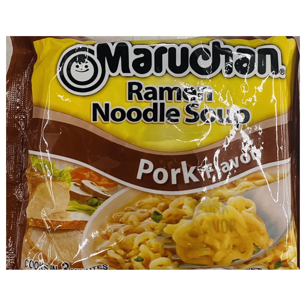 ( 1 ) Maruchan PORK Flavor Ramen Noodle Soup 3 oz - 1 INDIVIDUAL PACKET ...
