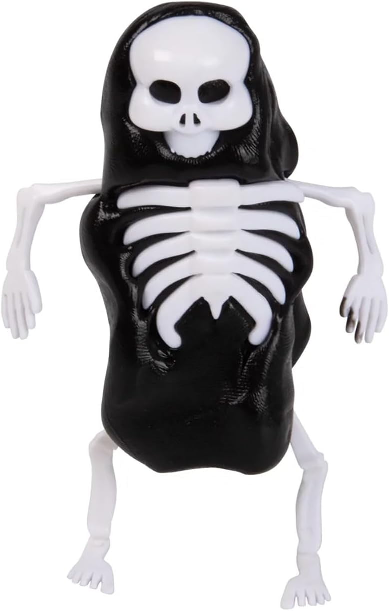 1 Melting Skeleton Putty Slime - Black Slime with Skeleton Bone Body ...