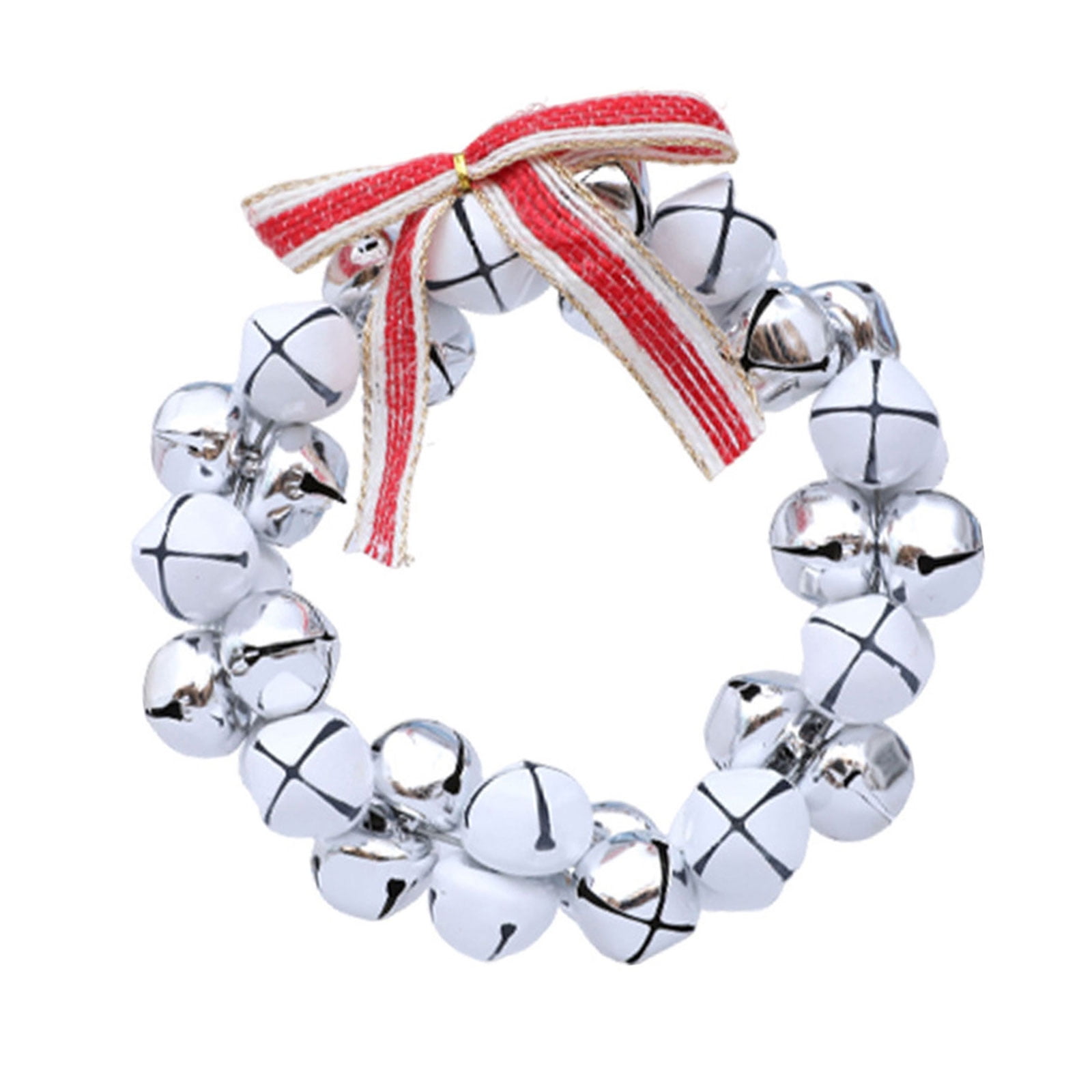 1. Metal Christmas Bells Ornament 12cm for Tree Mantels Door Wreath ...