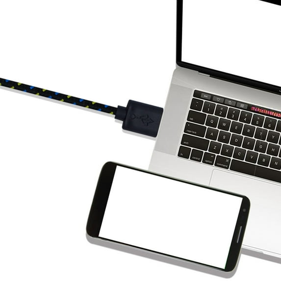 1 Meter Color Pattern Data Cable Type-C/USB Port Mobile Phone Charging ...