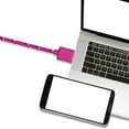 1 Meter Color Pattern Data Cable with Micro USB and Type-C Ports Nylon ...
