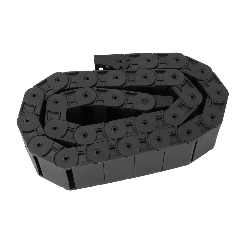 1 Meter R38 Black Nylon Cable Drag Chain Wire Carrier for 3D Printer ...
